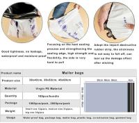 China White Black Poly Mailers Self-Sealing Shipping Envelopes 2.5 Mil Thickness Plastic Mailing Bags for sale