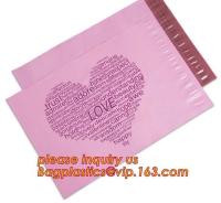 China Custom Logo Black Poly Mailer Padded Envelopes 50 Micron Self Adhesive Express Bags for sale