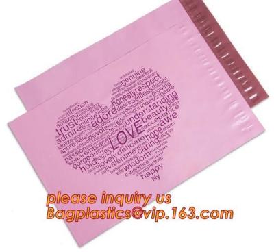 China Custom Logo Black Poly Mailer Padded Envelopes 50 Micron Self Adhesive Express Bags for sale