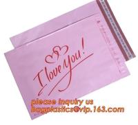 China Custom Logo Black Poly Mailer Padded Envelopes 50 Micron Self Adhesive Express Bags for sale
