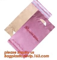 China Custom Logo Black Poly Mailer Padded Envelopes 50 Micron Self Adhesive Express Bags for sale