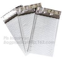 China Factory customized waterproof poly mailers bubble padded envelope mailing bags for present shipping, bagplastics, bageas for sale