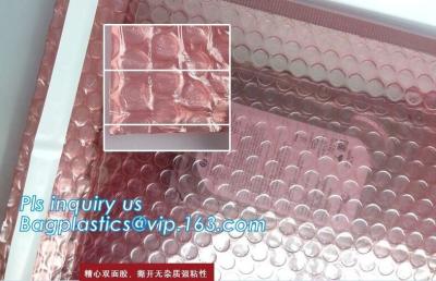China Custom Printed Kraft Bubble Mailer Envelope Self Adhesive 50 Micron Thickness Tear Proof Padded Mailing Bag for sale