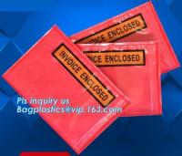 China Clear Adhesive Back Packing List Envelope Pouches 30-80 Micron Custom Mailing Bags for sale