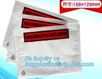 China Self-Adhesive Waterproof Clear Packing List Envelope Poly Express Mailing Bag 30-80 Micron for sale