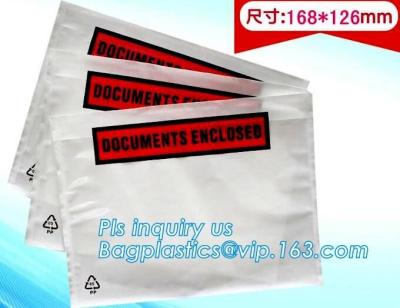China Self-Adhesive Waterproof Clear Packing List Envelope Poly Express Mailing Bag 30-80 Micron for sale