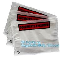 China Self-Adhesive Waterproof Clear Packing List Envelope Poly Express Mailing Bag 30-80 Micron for sale