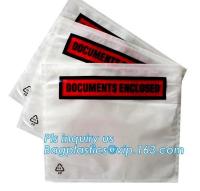 China Self-Adhesive Waterproof Clear Packing List Envelope Poly Express Mailing Bag 30-80 Micron for sale