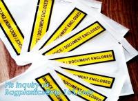 China PP Film Packing List Envelope 178x140mm Self Adhesive Document Pouch for A4 Waybill DHL Shipping Pockets for sale