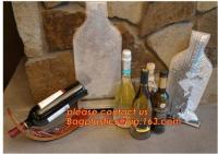 China Leakproof PVC Wine Protector Bag Anti-Shock Reusable Plastic Inflatable Bubble Liner 0.055mm Thickness for sale