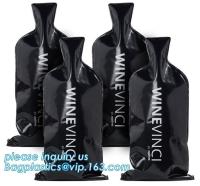 China Reusable Wine Bottle Bubble Skin Bag 0.1-0.5mm Thickness Travel Protector for sale