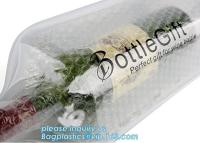 China Customizable Inflatable Wine Bottle Air Pouch Bag 50x18cm 0.30mm Thickness for sale