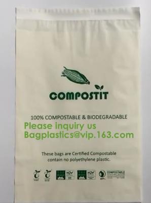 China Biodegradable Courier Bags EN13432 ASTM D6400 Certified Compostable Poly Mailer 30-110 Micron for sale