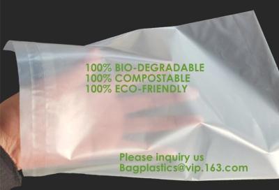China Compostable Biodegradable Mailing Bag with Handle 30 Micron Custom Size Eco Friendly Courier Envelope for sale