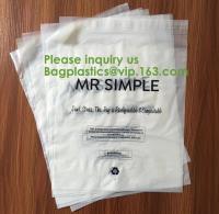 China 100% Compostable Biodegradable PLA Mailing Bag 35-80 Micron Custom Courier Bag for Clothing Shipping for sale