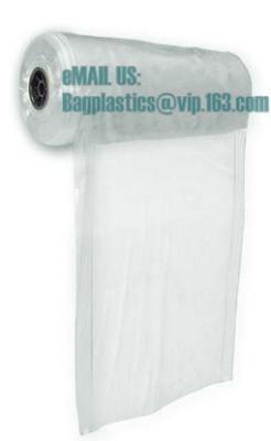 China Clear PE Film on Roll 0.5 Mil Disposable Dry Cleaning Garment Bags for sale