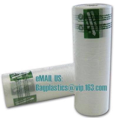 China Clear Poly Dry Cleaning Garment Bags on Rolls 0.5 Mil 36x60 Inch Disposable Plastic Film for sale