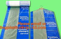 China Clear Poly Dry Cleaning Garment Cover Bags 1 Mil Thickness Disposable Plastic Covers for sale
