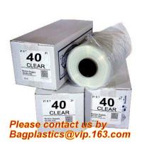 China Clear Perforated Poly Garment Bags on Roll 1 Mil 100 Pcs for Clothing Storage Laundry Dry Clean for sale