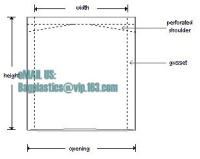 China Wholesale Clear LDPE Garment Bags on Roll with Custom Printing 1 Mil Thickness for sale