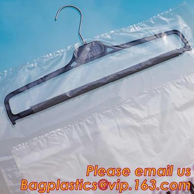 China Biodegradable Printed Dry Cleaning Garment Bags on Roll 21x72 Inch PE Laundry Suit Cover for sale