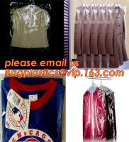 China Perforated Clear Plastic Garment Cover on Roll 21x72in Disposable Dry Cleaning Bags for Suits Dresses for sale