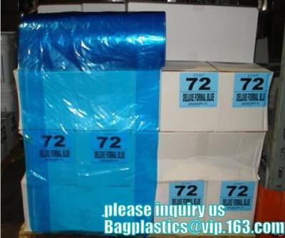 China Perforated Garment Cover Bags on Roll 21x72 inch Clear Poly Dry Cleaning Bags for sale