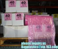China Perforated Garment Cover Bags on Roll 21x72 inch Clear Poly Dry Cleaning Bags for sale