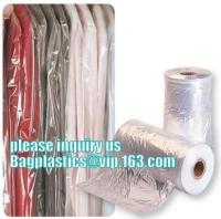 China Custom LDPE Dry Cleaning Garment Bags on Roll 21x4x72 Inch 0.5 Mil Clear Plastic Perforated Bags for sale