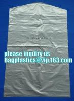 China Custom LDPE Drawstring Dry Cleaning Laundry Bags 0.019mm Thickness for Hotel Garment Packaging for sale
