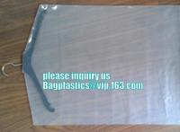 China Custom LDPE Drawstring Dry Cleaning Laundry Bags 0.019mm Thickness for Hotel Garment Packaging for sale