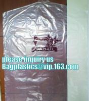 China Clear LDPE Dry Cleaning Garment Bags on Rolls 21x4x54 Inch Poly Bags for Laundry and Hotel Use for sale