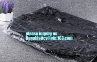 China Clear LDPE Dry Cleaning Garment Bags on Rolls 21x4x54 Inch Poly Bags for Laundry and Hotel Use for sale