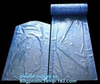 China Biodegradable LDPE Dry Cleaning Garment Bags on Rolls 21x4x40 Inch Custom Size for sale