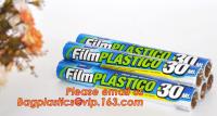 China Food Grade LLDPE Plastic Cling Film Roll 30cm x 60m Stretch Wrap for Freshness for sale
