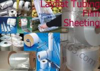 China Clear Lay Flat Poly Tubing on Rolls 1 Mil 2 Mil 4 Mil 6 Mil LDPE Virgin Material for sale