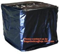 China Wholesale PE Plastic Waterproof Pallet Covers 40x10x86 Inch 2mil LDPE for Air Cargo Protection for sale