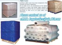 China LDPE Reusable Pallet Cover 40x10x86 Inch Clear Plastic Pallet Cover for Air Cargo Protection for sale