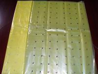 China Custom Printed Perforated Mulching Film 1.5-6 Mil PE Agricultural Ground Cover for sale
