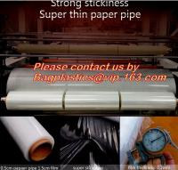 China Custom Printed PE Stretch Film 17-23 Micron 450-500mm Width for Pallet Wrapping for sale
