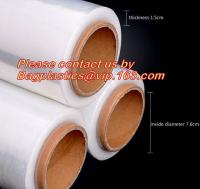 China Custom Printed PE Stretch Film 17-23 Micron 450-500mm Width for Pallet Wrapping for sale