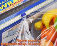China PE Food Cling Film Jumbo Roll 450mm x 300m LLDPE Stretch Wrap for Food Preservation for sale