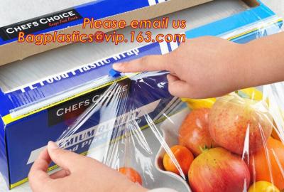 China PVC Cling Film Food Wrap 17-23 Mic Thickness 120-500mm Width Stretch Wrap for Food Preservation for sale