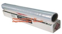 China Food Grade PE Cling Film Plastic Wrap 17-23 Mic Thickness 450mm Width for Food Preservation for sale