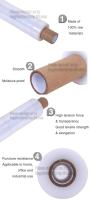 China LLDPE Cast Stretch Film Pallet Wrap 500mm x 300m Hand Use Clear Plastic Cargo Wrap for sale