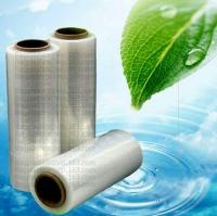 China LLDPE Stretch Film Pallet Wrap 20 Micron 500mm Moisture Proof Transparent Plastic for sale