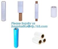 China LLDPE Stretch Wrap Film 500mm x 300m Industrial Hand Stretch Film Roll for sale