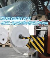 China 7 Layer Coextruded Blue Transparent Plastic Layflat Tubing Roll Heat Sealable High Barrier Film for sale