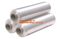 China PE Stretch Film Roll 500mm x 300m 20 Micron Hand Use Stretch Wrap for Pallet Packaging for sale