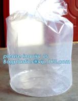 China Round Bottom Plastic Drum Liner Bags LDPE 40x10x86 Inch for Fish Packing and Industrial Use for sale